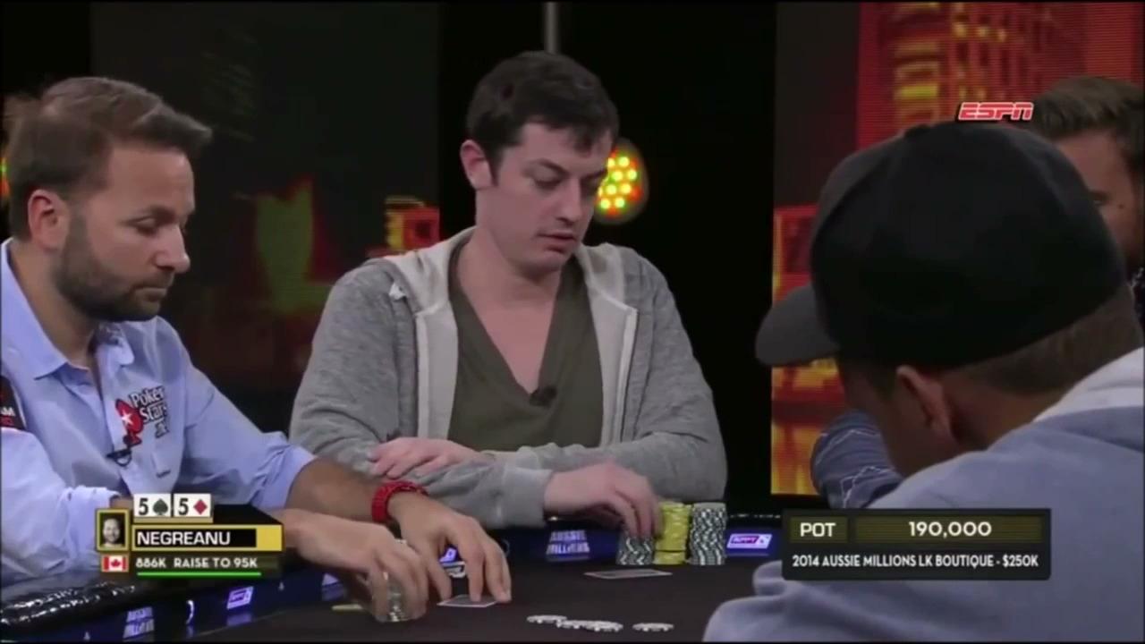 Negreanu 55 vs Dwan 99 vs Ivey 1010 - Aussie Millions
