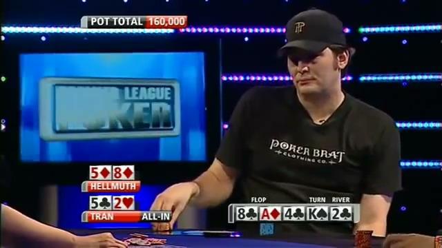 Phil Hellmuth vs JC Tran - River